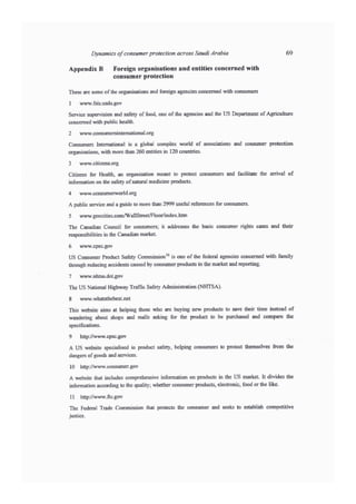 Dynamics of consumer protection in saudi arabia | PDF