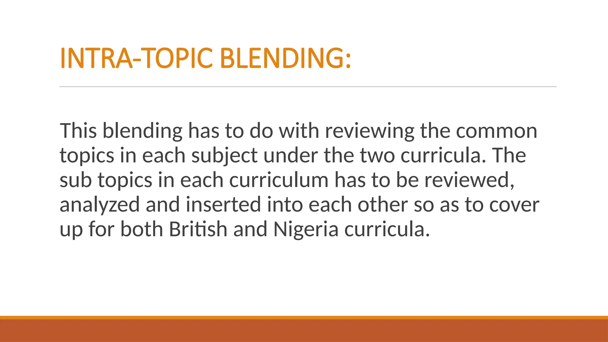DYNAMICS OF CURRICULUM BLENDING training.pptx