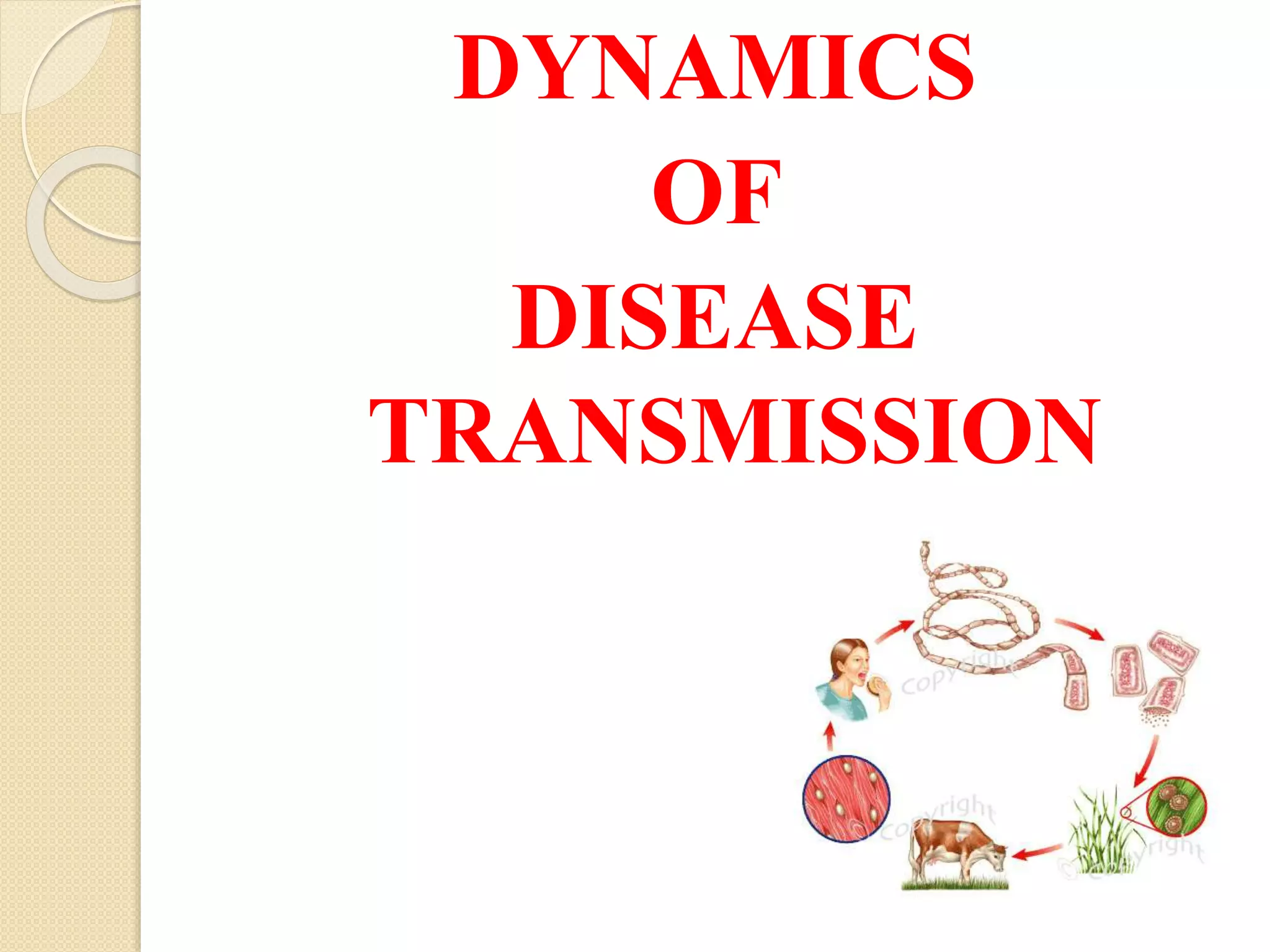 Dynamics of disease transmission | PPTX