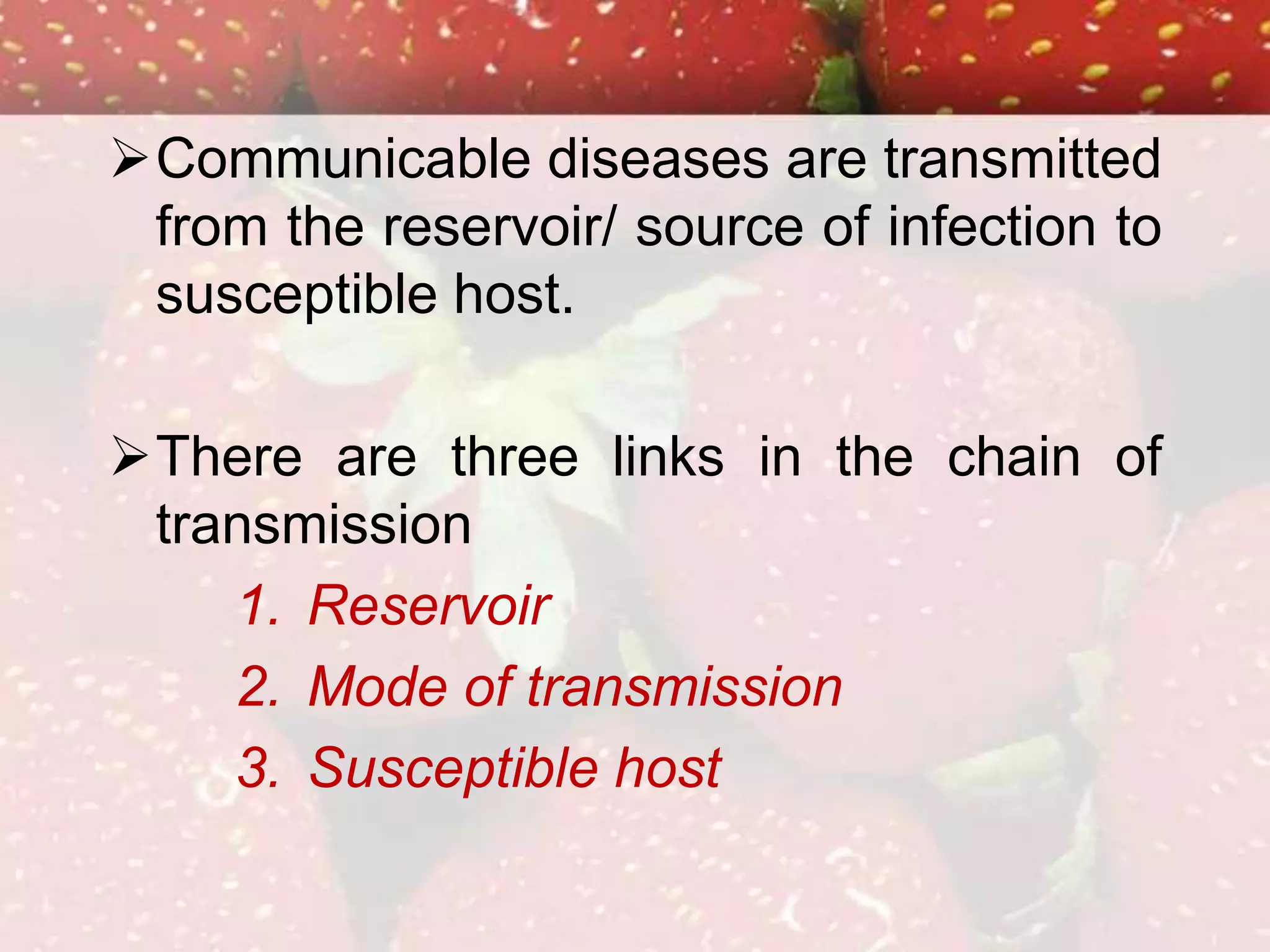 Dynamics of disease transmission | PPTX