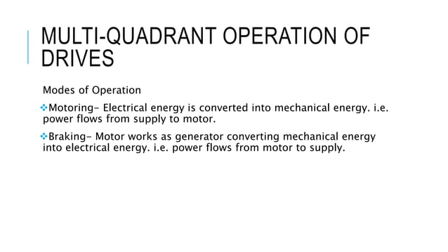 Dynamics of Electrical Drives | PPTX