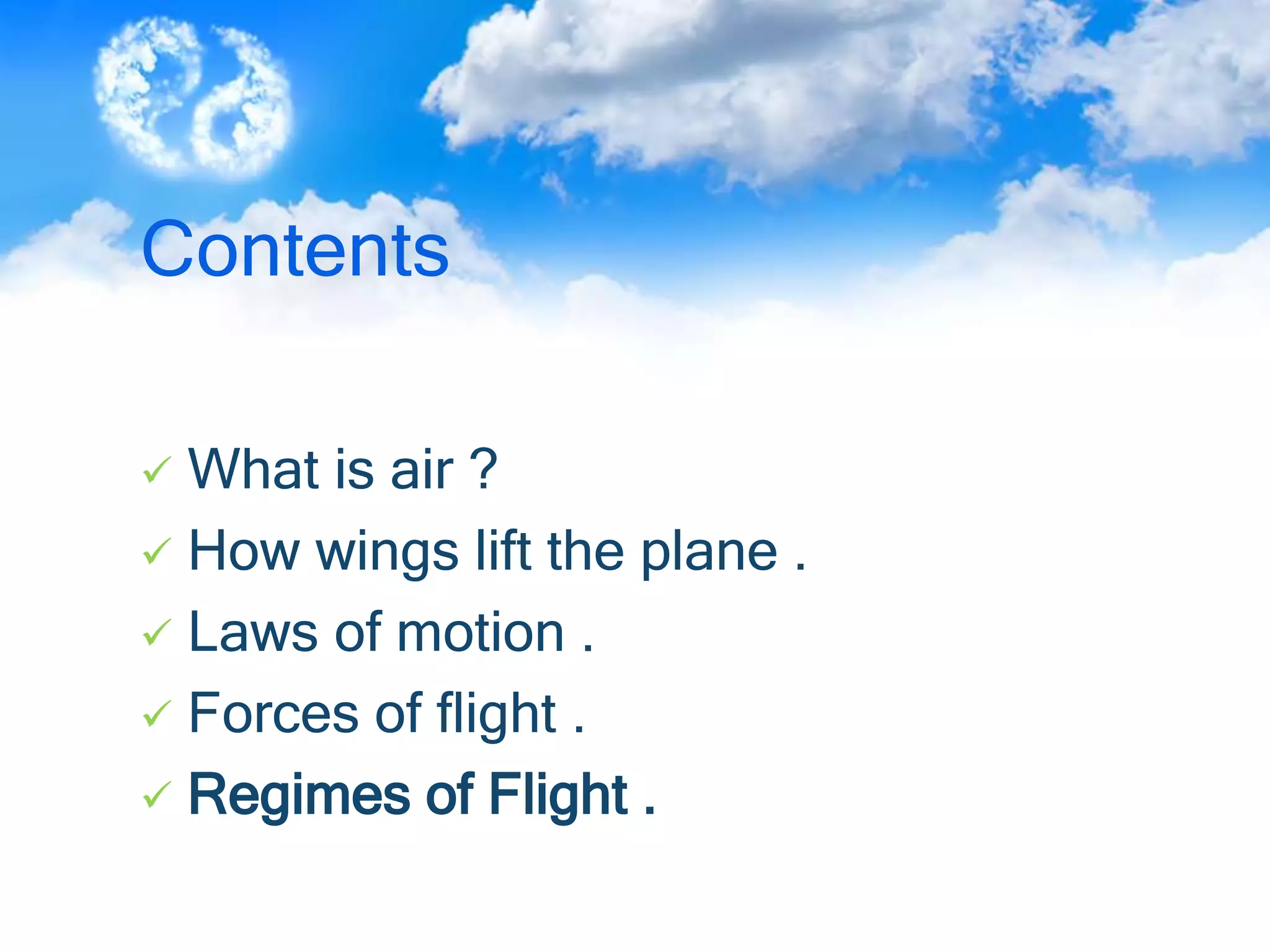 Dynamic's of flight. | PPTX