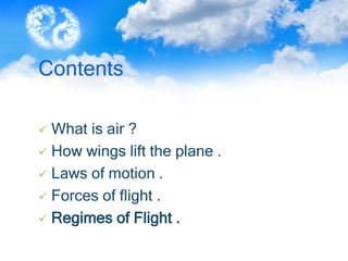 Dynamic's of flight. | PPTX