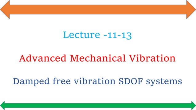 Dynamics of Machines and Mechanism, Mechanical Engineering | PPT