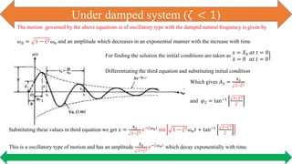 Dynamics of Machines and Mechanism, Mechanical Engineering | PPTX