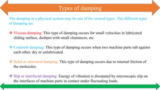 Dynamics of Machines and Mechanism, Mechanical Engineering | PPTX