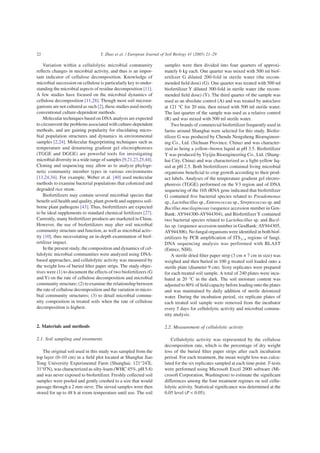 Dynamics of microbial community structure and cellulolytic | PDF