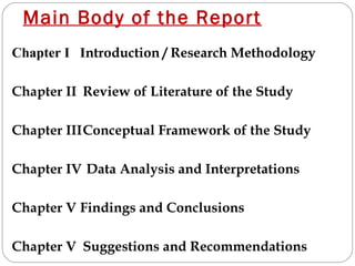 Dynamics of report writing | PPT