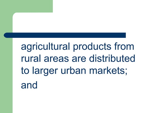 Dynamics of rural urban linkages | PPT