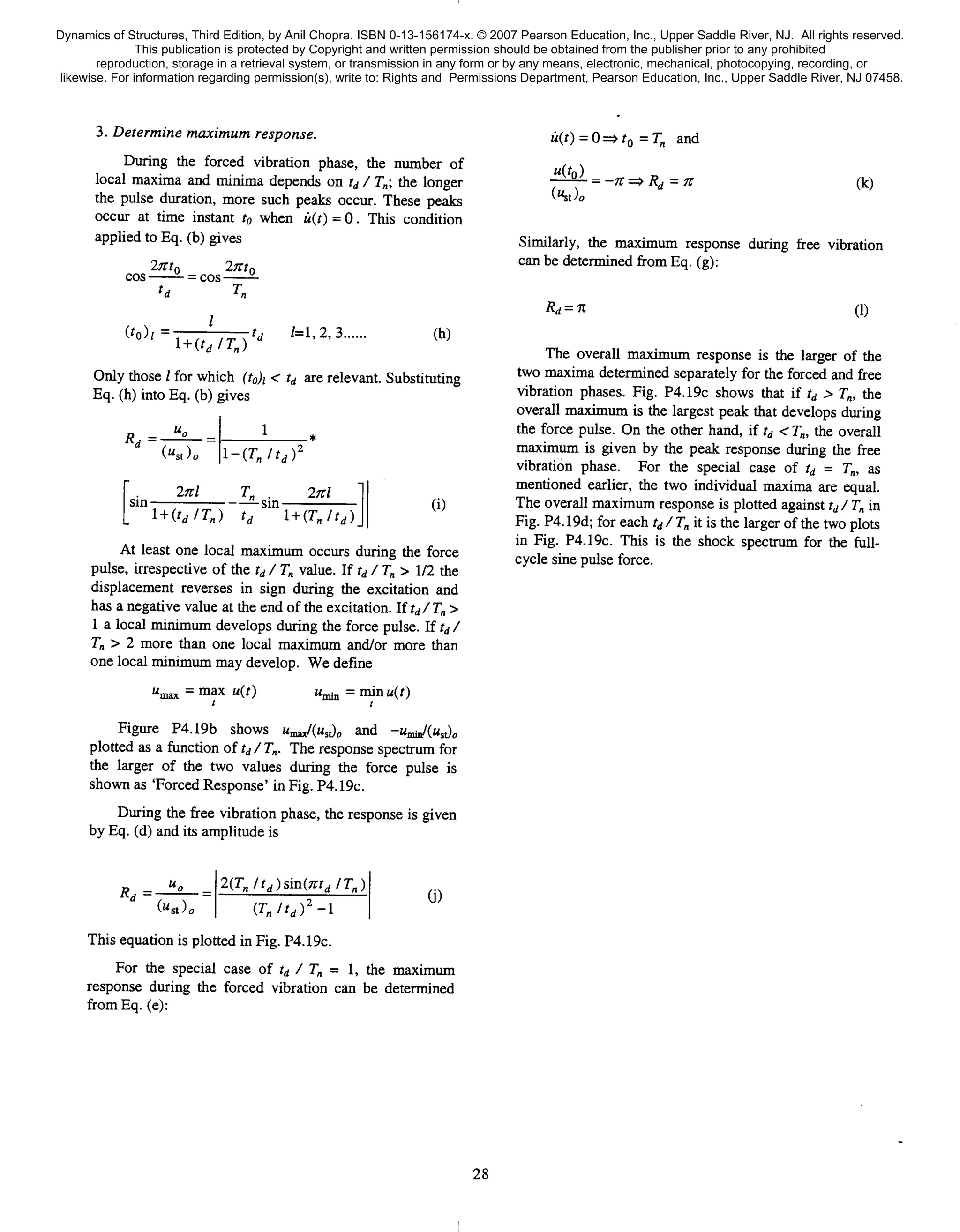 Dynamics of Structures - A K Chopra - Solutions Manual.pdf