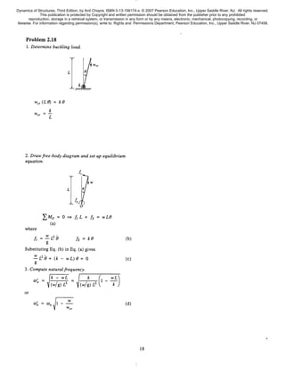 Dynamics of Structures - A K Chopra - Solutions Manual.pdf