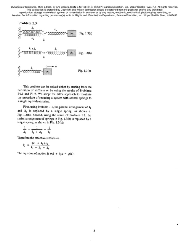Dynamics of Structures - A K Chopra - Solutions Manual.pdf