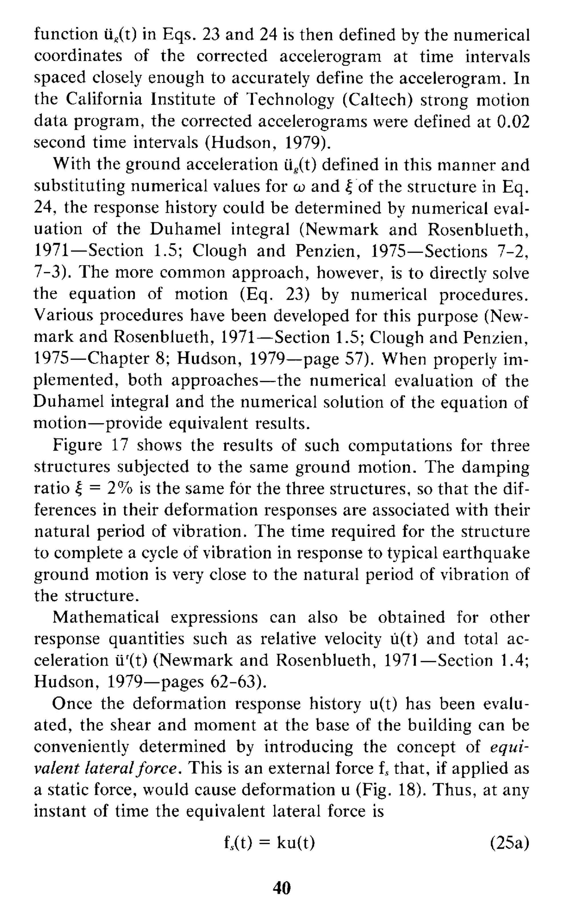 Dynamics of structures anil chopra | PDF