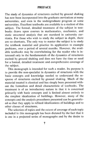 Dynamics of structures anil chopra | PDF
