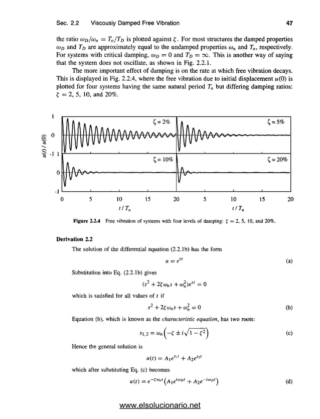 Dynamics of structures anil k chopra | PDF
