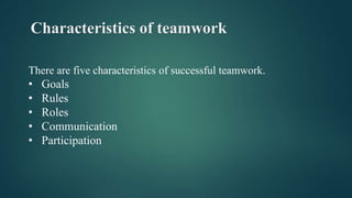 Dynamics of teamwork | PPTX | Science