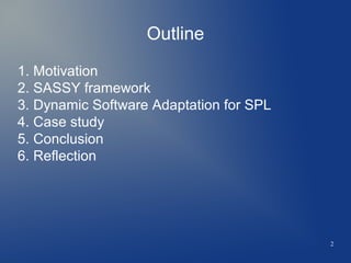Dynamic software adaptation for service oriented product lines | PPT