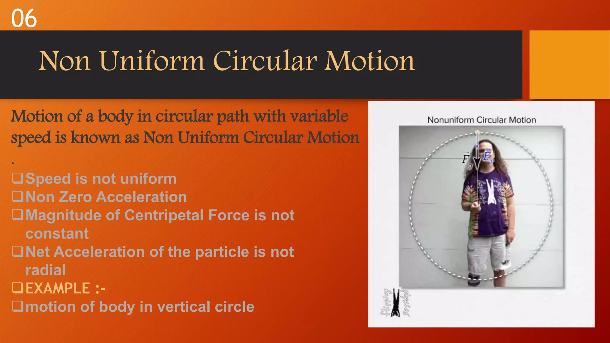 Dynamics of uniform circular motion | PPTX