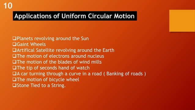 Dynamics of uniform circular motion | PPTX | Physics | Science