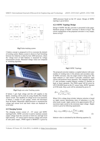 Dynamic solar powered robot using dc dc sepic | PDF | Radio Control ...