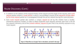 Dynamic source routing in ad hoc wireless networks | PPTX