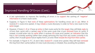 Dynamic source routing in ad hoc wireless networks | PPTX