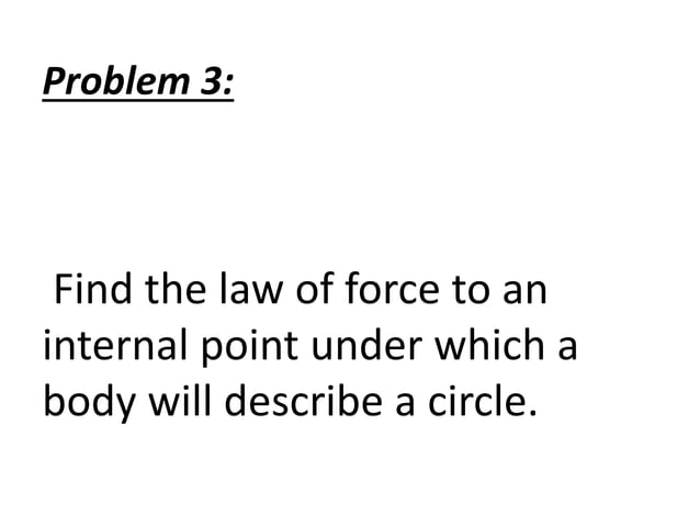 Dynamics problems | PPTX
