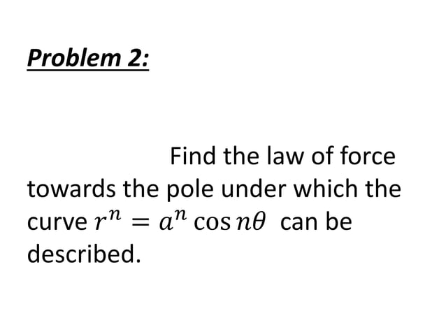Dynamics problems | PPTX