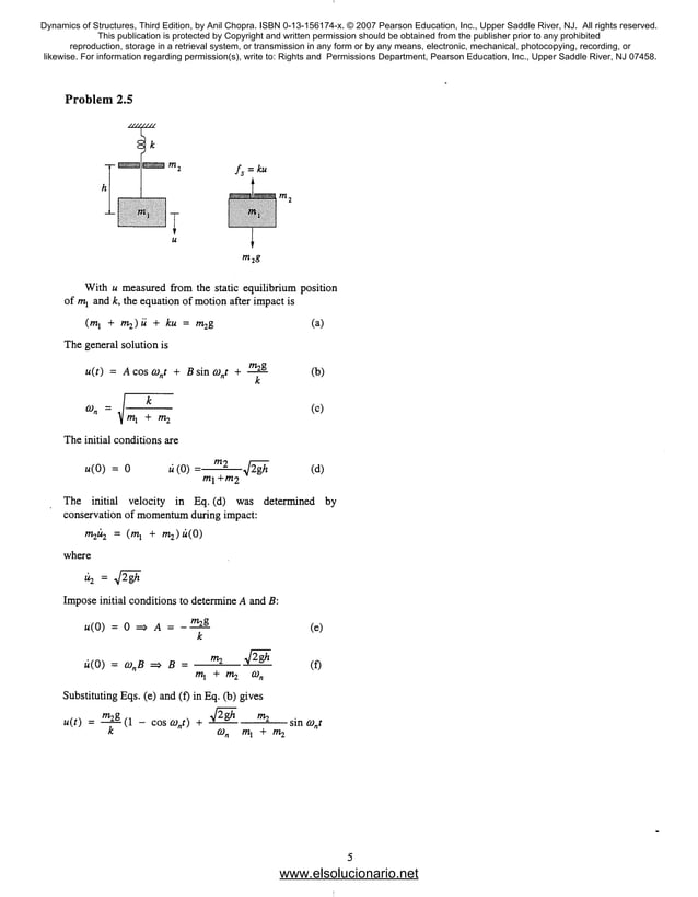 Dynamics Structures - Chopra - 3ed solutions.pdf