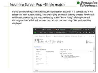 Dynamics telephony overview 2016 | PPT | Free Download
