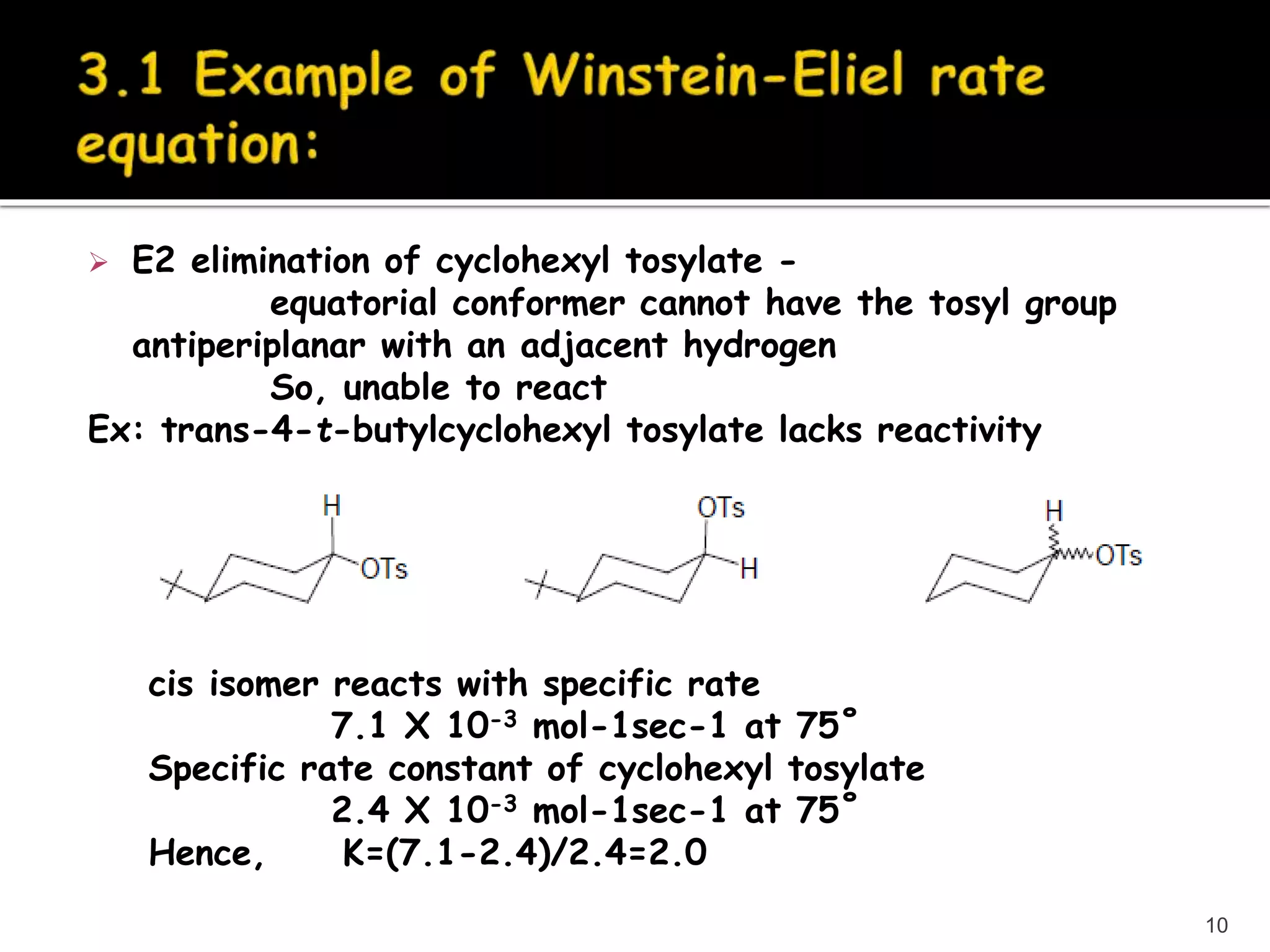 Dynamic Stereochemistry-Role of Conformation and Reactivity | PPT
