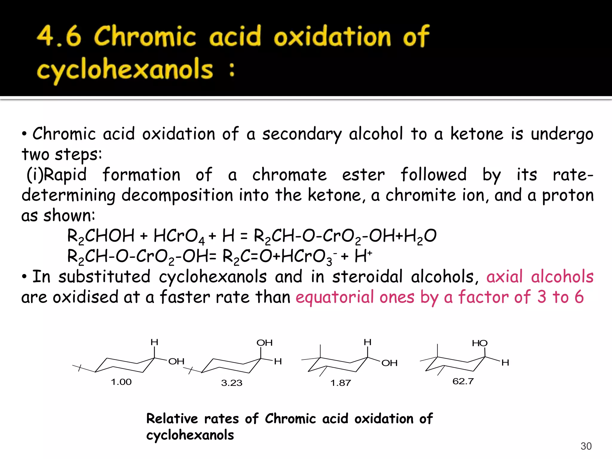 Dynamic Stereochemistry-Role of Conformation and Reactivity | PPT