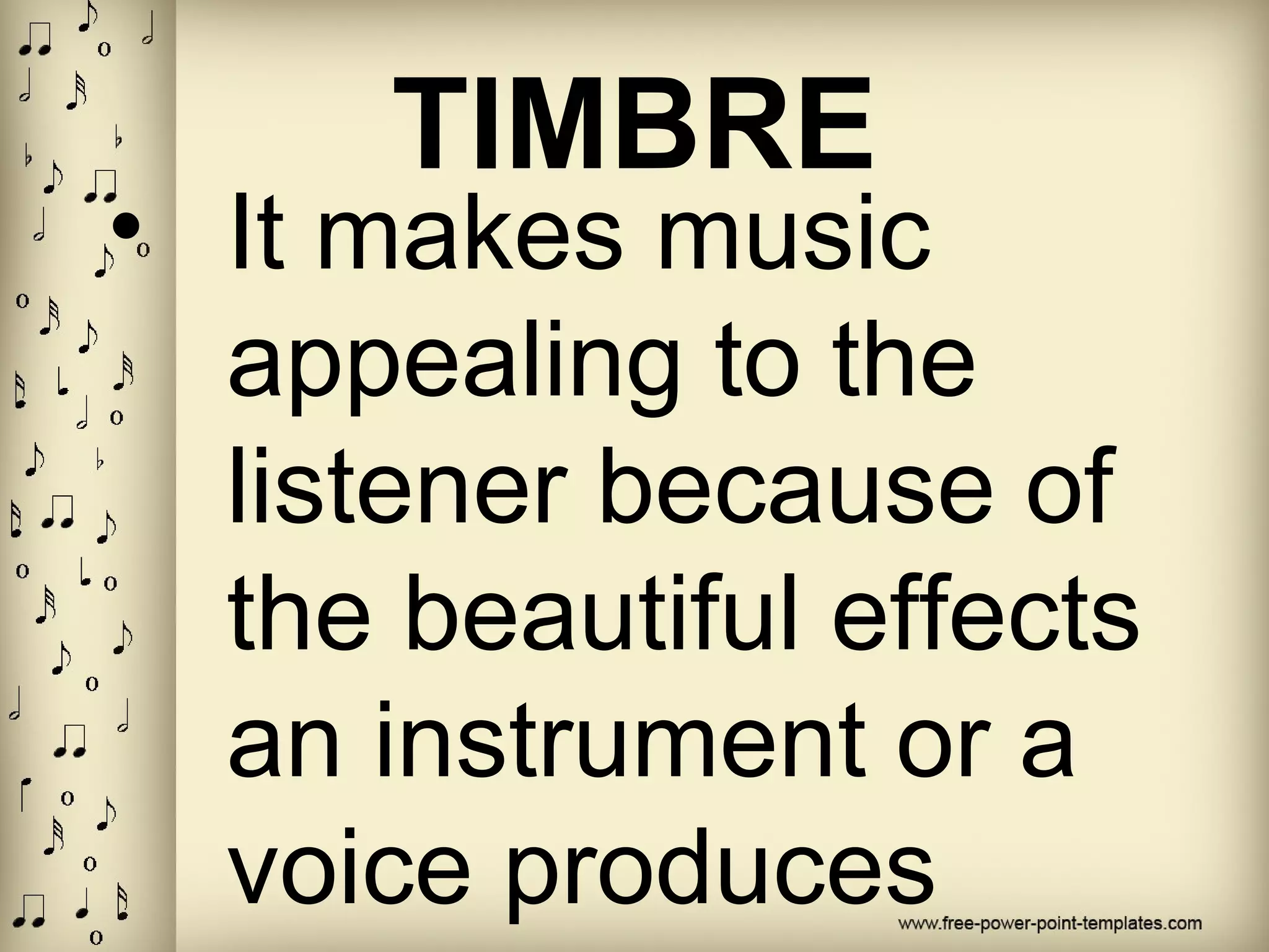 Dynamics, timbre, form | PPT