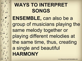 Dynamics, timbre, form | PPT