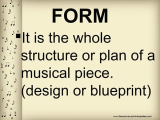 Dynamics, timbre, form | PPT