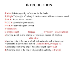 Dynamics Unit I Newton's Laws.pptx