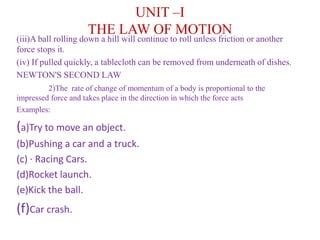 Dynamics Unit I Newton's Laws.pptx