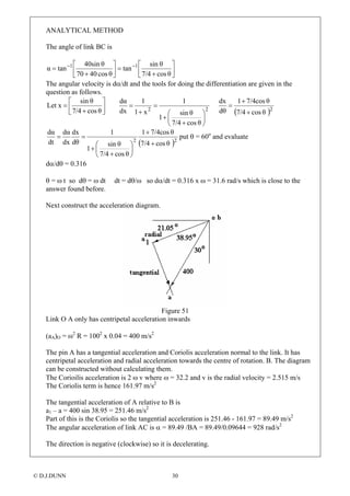 Dynamics velocity diagrams | PDF