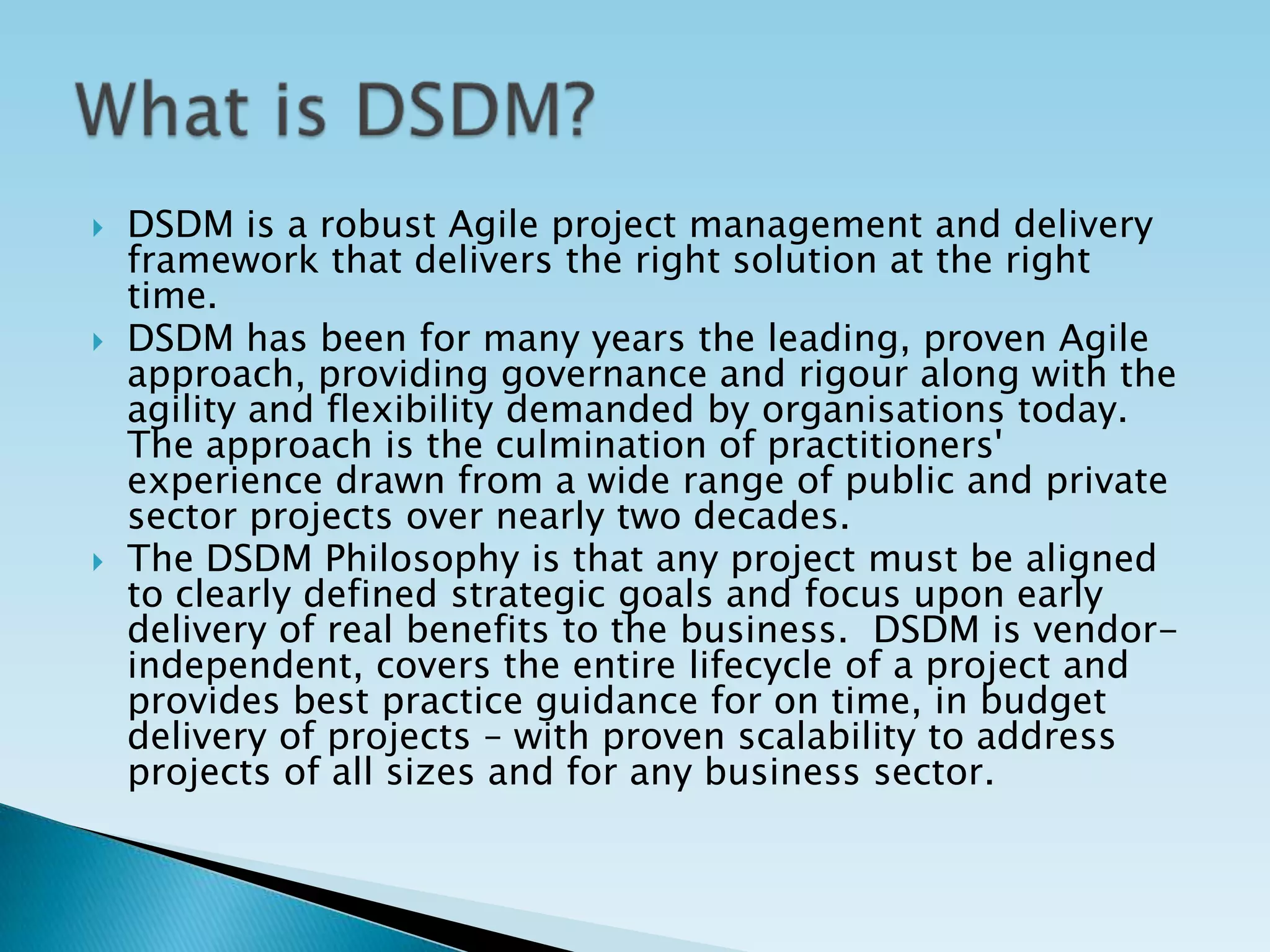 Dynamic system development method | PPTX