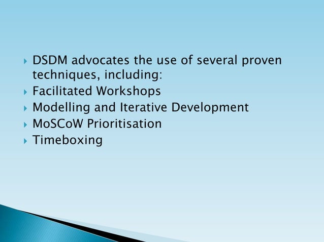 Dynamic system development method | PPT