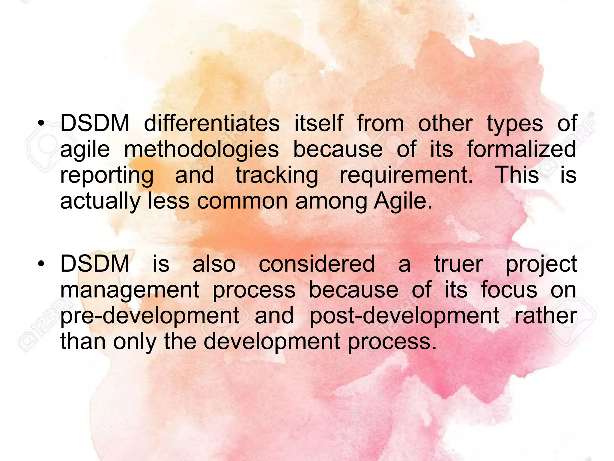 Dynamic System Development Method (DSDM) | PPTX