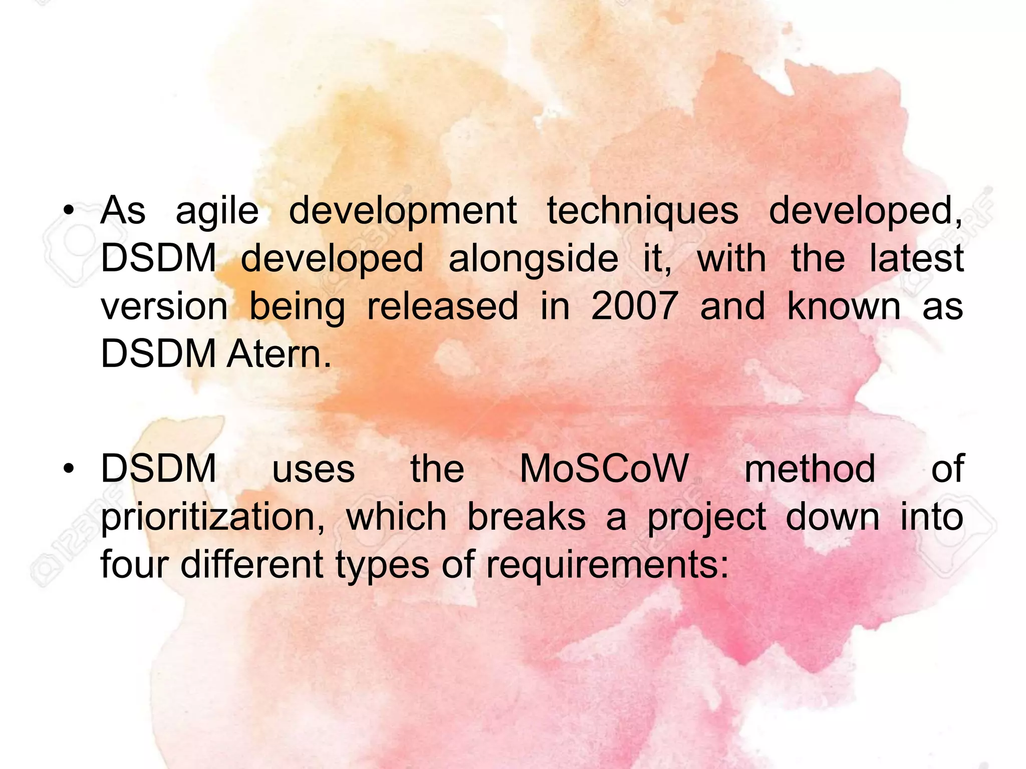 Dynamic System Development Method (DSDM) | PPTX
