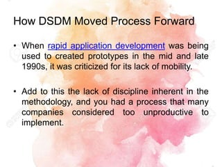 Dynamic System Development Method (DSDM) | PPTX