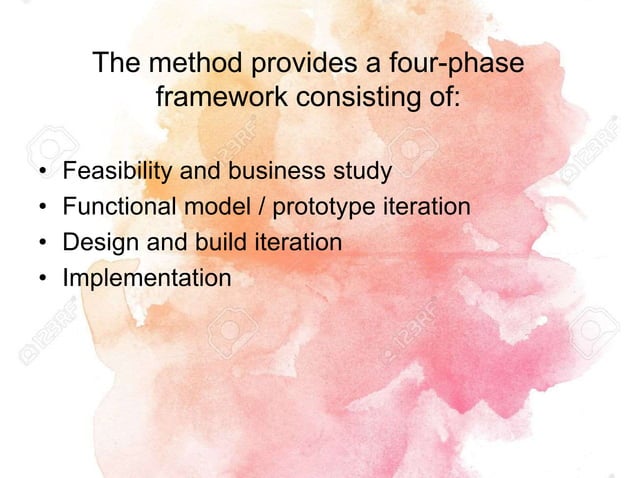 Dynamic System Development Method Dsdm Pptx Computer Software And Applications Computing