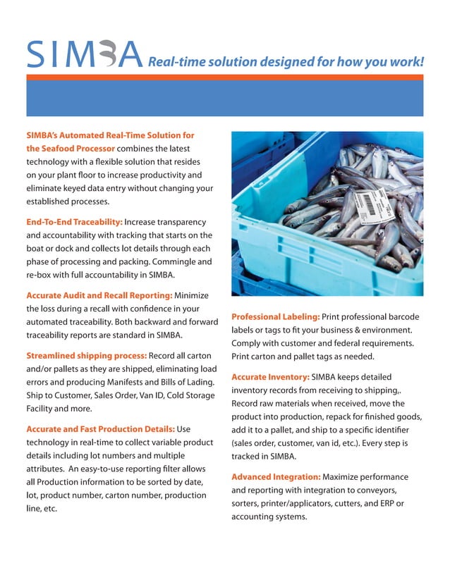 Dynamicsystems 2019 Seafood Traceability Systems | PDF
