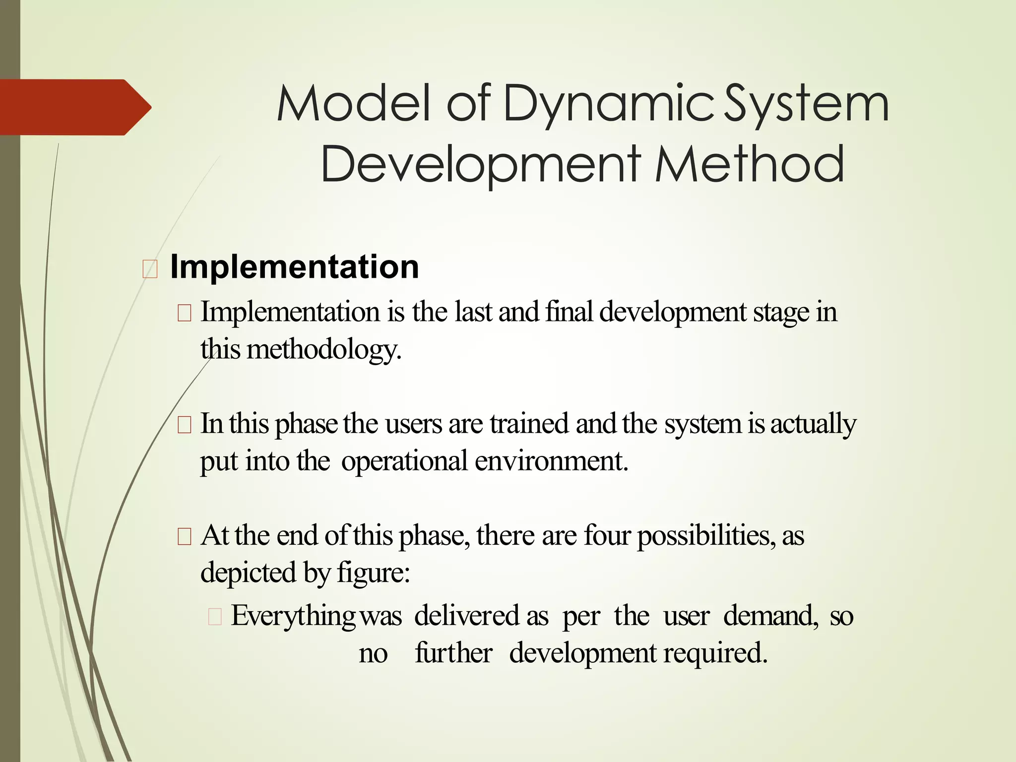 Dynamics ystems development method | PDF