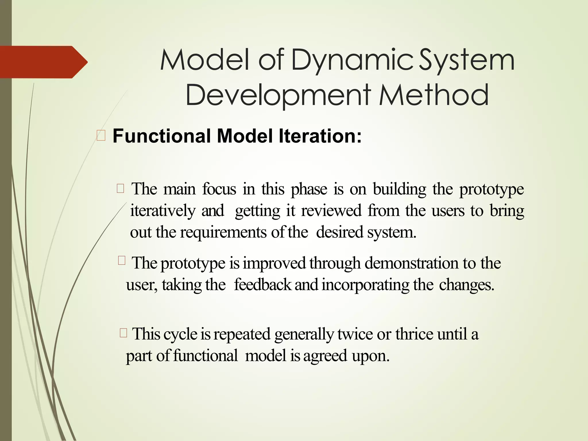Dynamics ystems development method | PDF