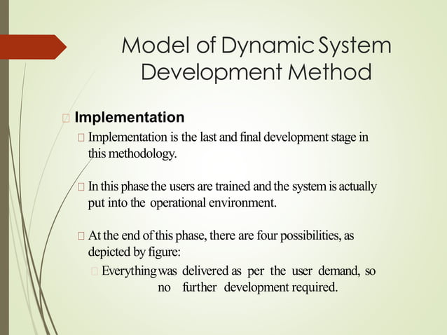 Dynamics ystems development method | PDF