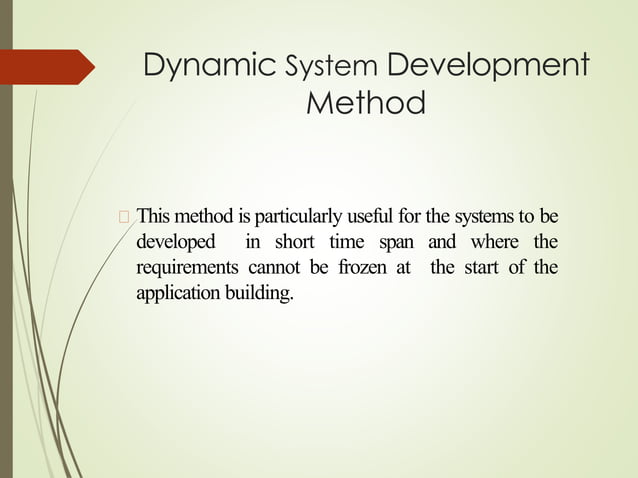 Dynamics ystems development method | PDF