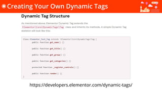 Dynamic Tags & Conditions For Elementor Pro | PPT